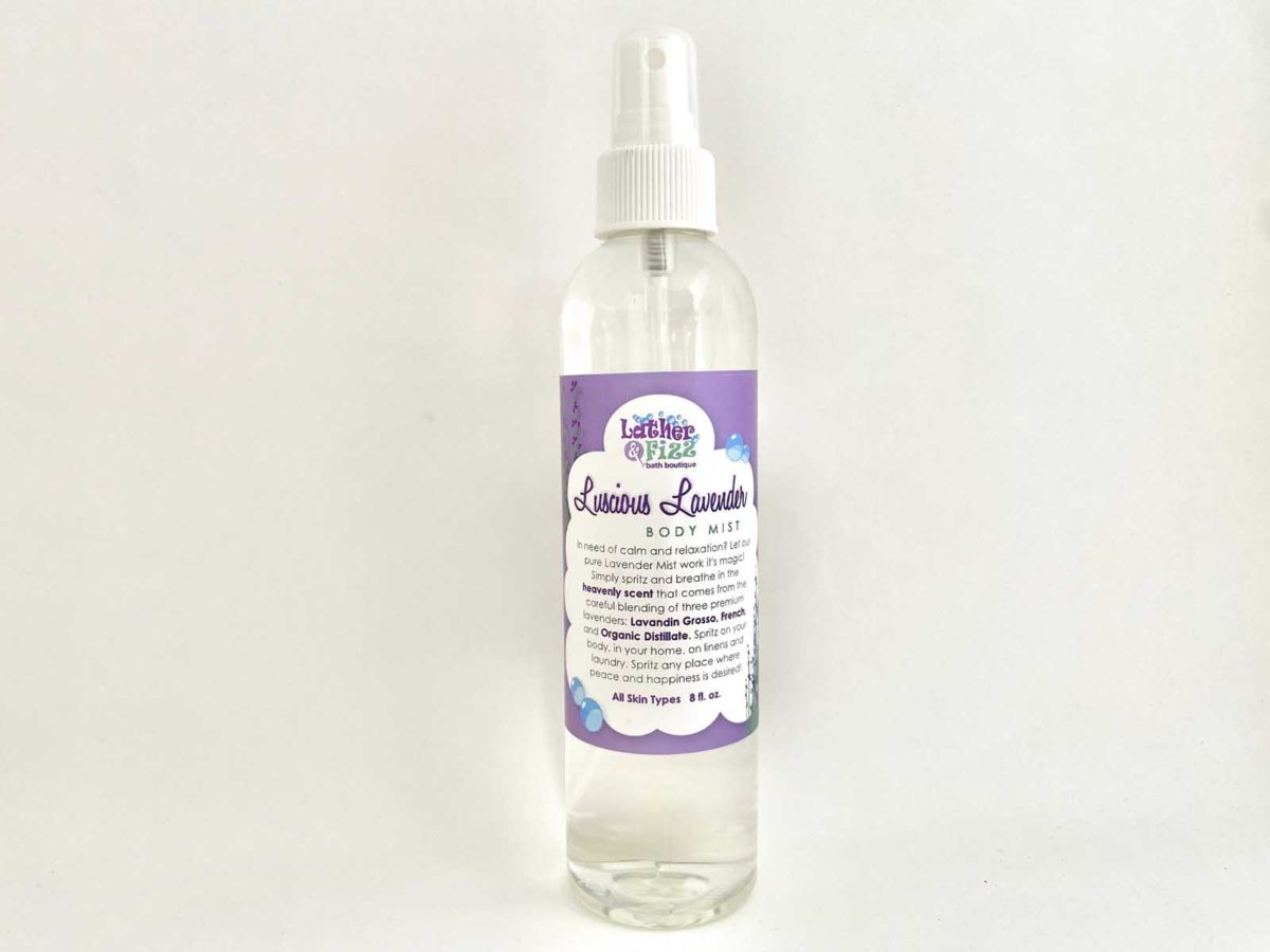 Luscious Lavender Body Mist - Lather & Fizz