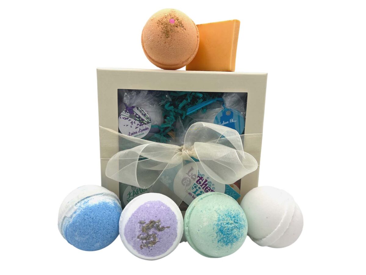 Fizz Away Bath Bomb Gift Set - Lather & Fizz